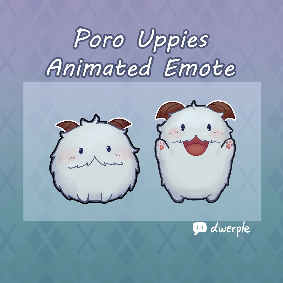 Poro Yippee Emote // Twitch, Youtube, Discord Animated Emote - Etsy
