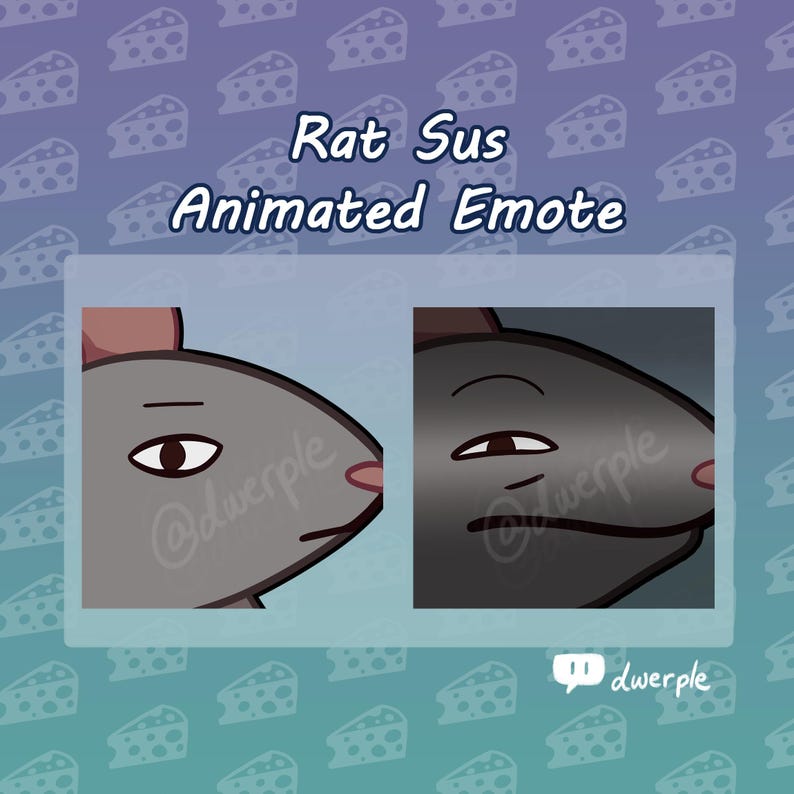 Gesto Rat Sus // Gesto animado de Twitch, Youtube y Discord - Etsy España