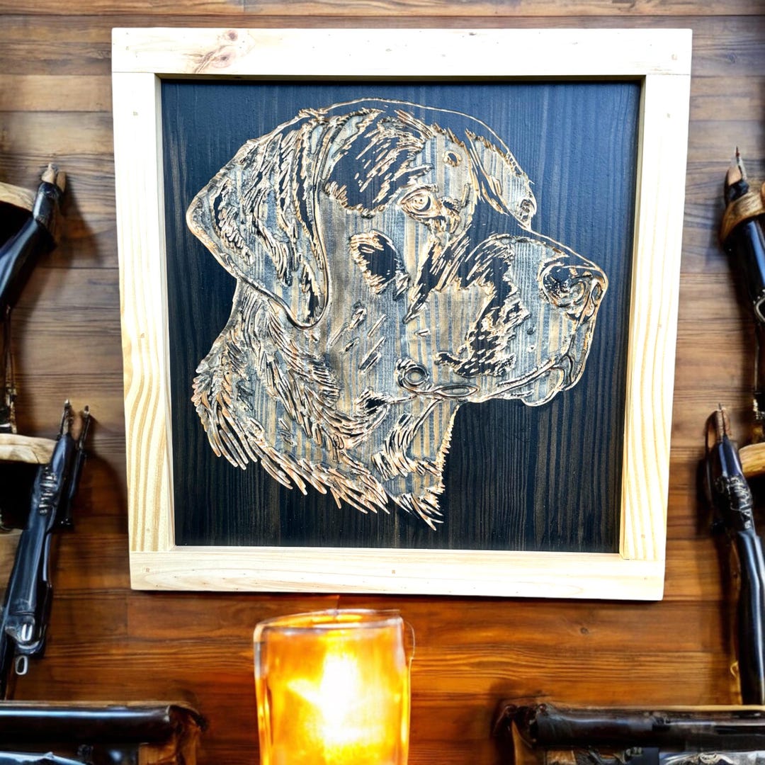 Labrador Retriever Wood Carving - Etsy