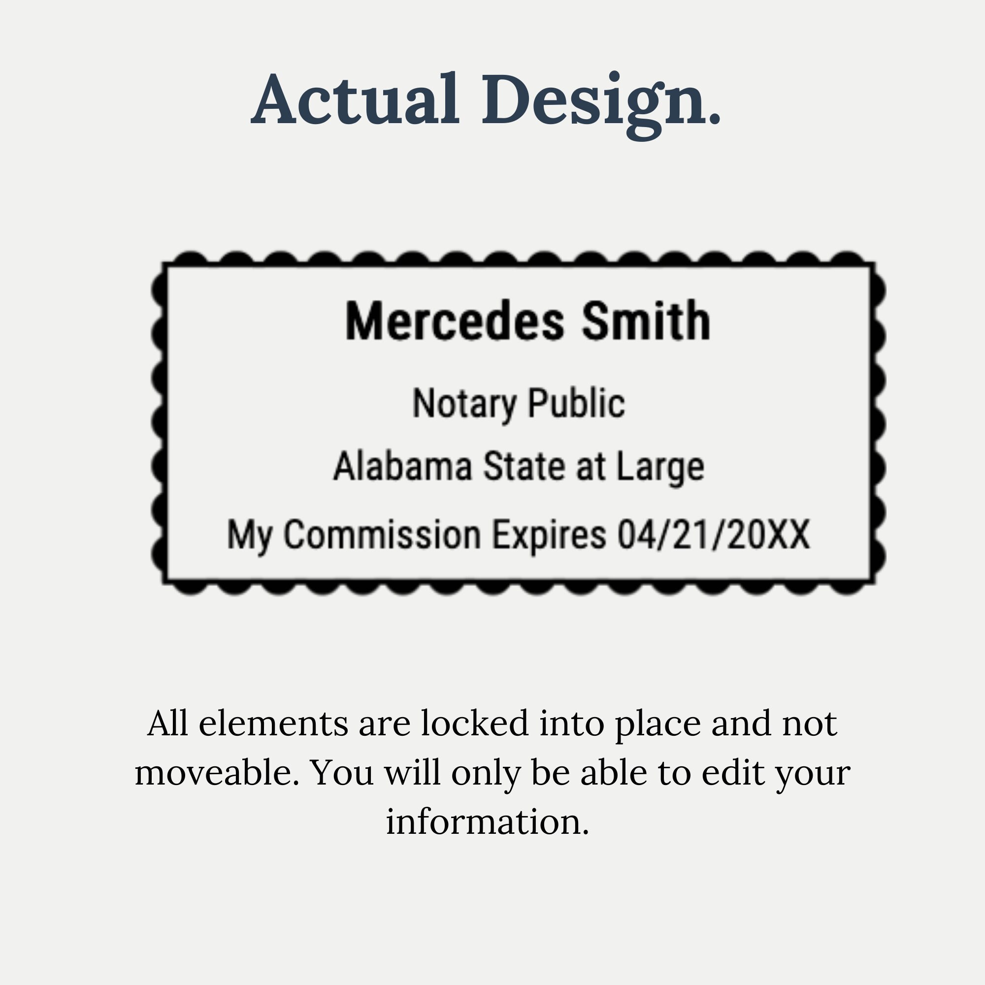 Alabama Remote Notary Seal Template, Digital Notary Stamp PNG, E Notary ...