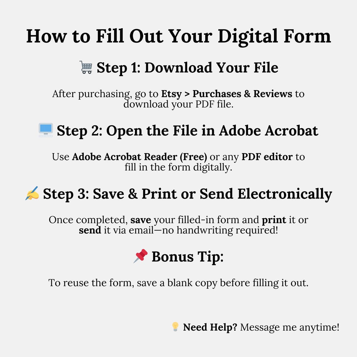 Employee Probation Form & Letter | Fillable Digital HR Document ...