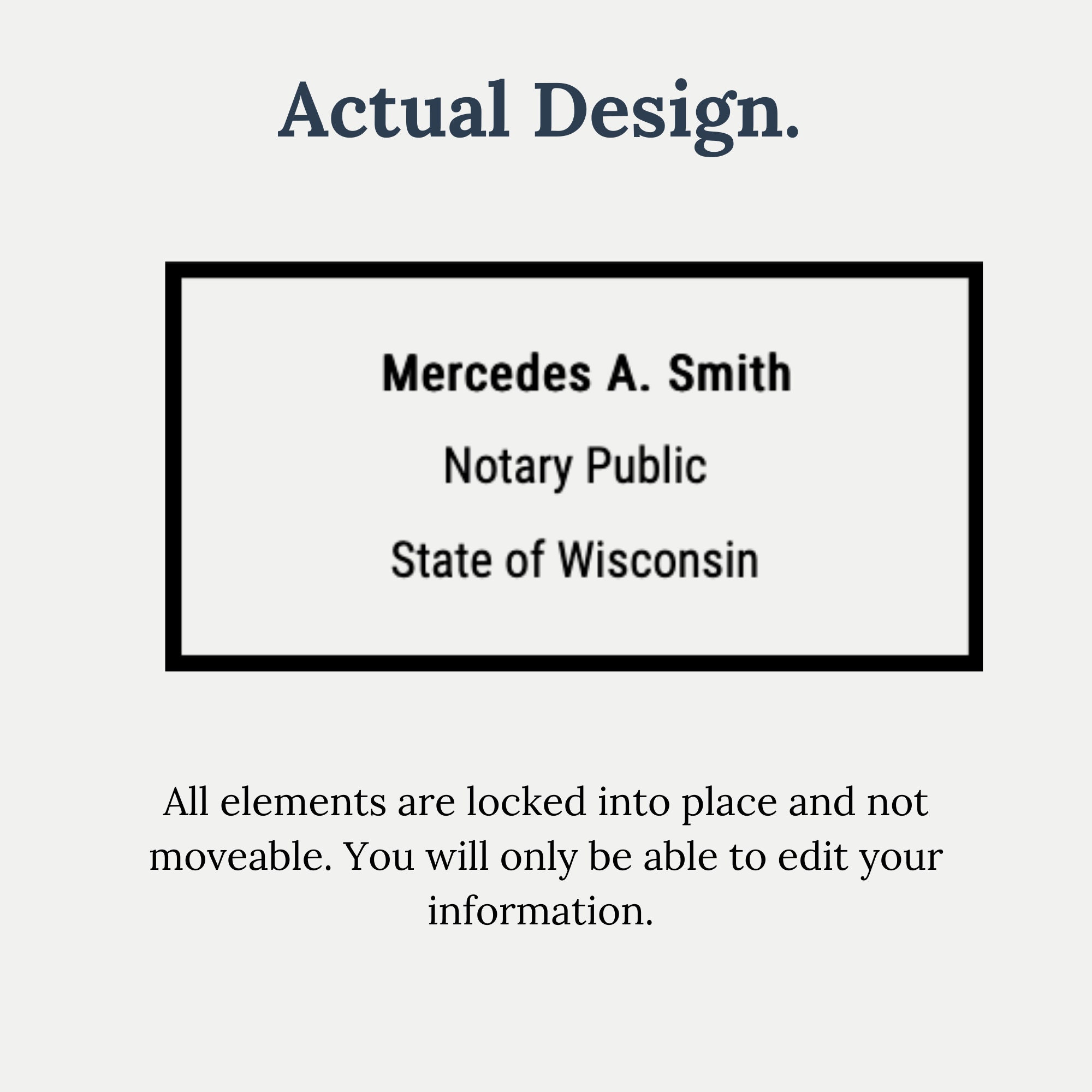 Wisconsin Remote Notary Seal Template, Digital Notary Stamp PNG, E ...