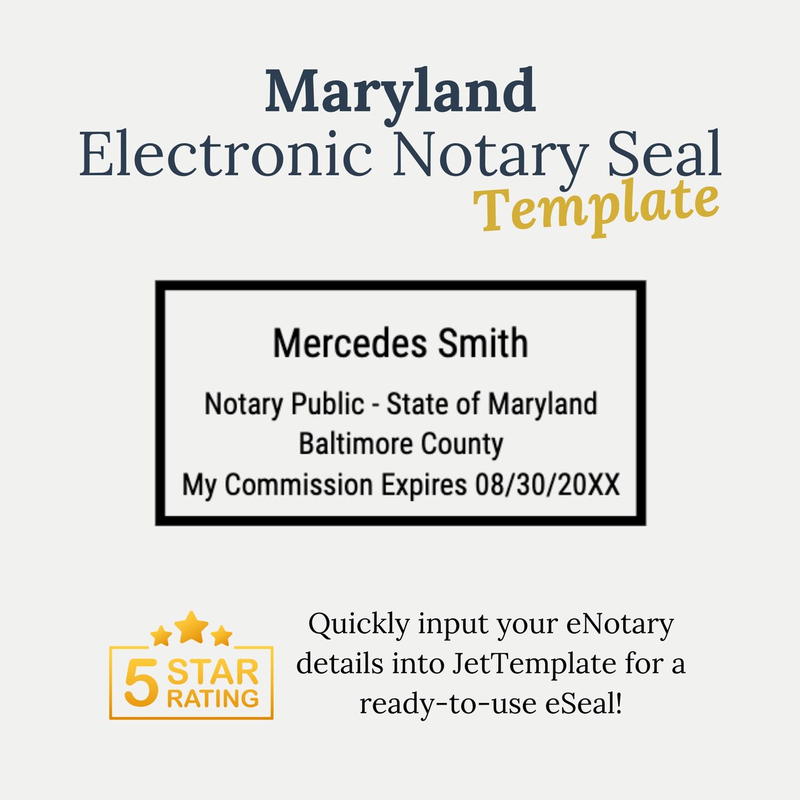 Maryland Digital Notary PNG, E Notary Seal, Online Notary Stamp ...