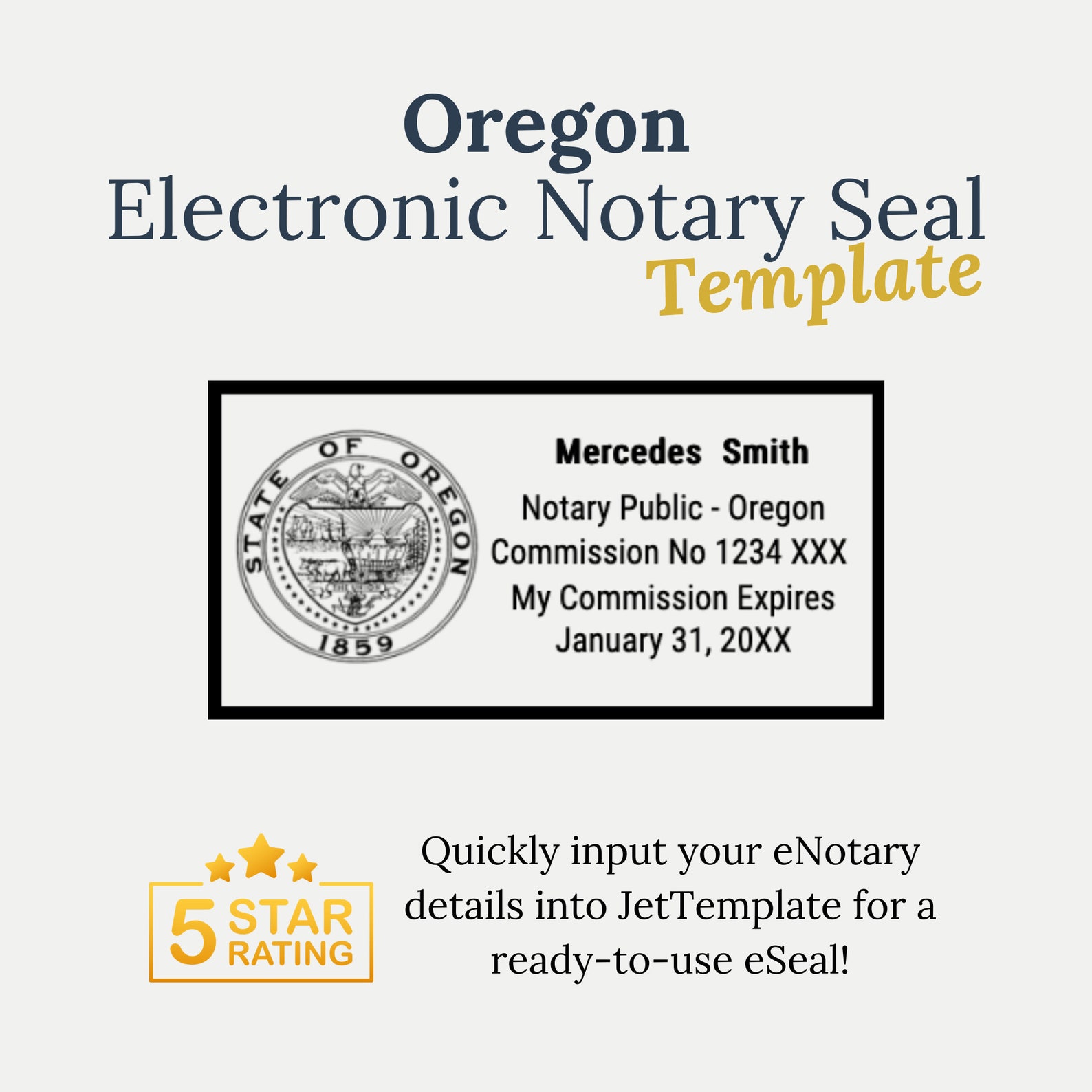 Oregon Digital Notary PNG, E Notary Seal, Online Notary Stamp Template ...