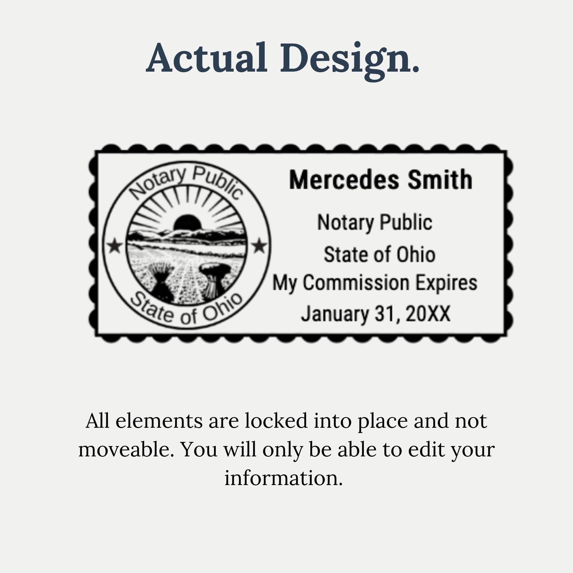 Ohio E Notary Seal PNG, Digital Notary Stamp, Notary Template, RON Seal ...