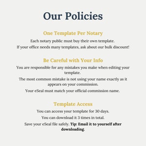 Michigan E Notary Seal Template, Digital Notary PNG, Online Notary ...