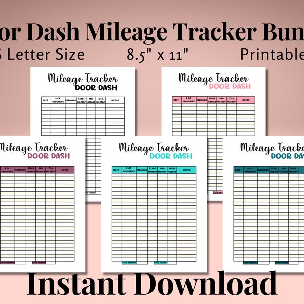 Uber Mileage Log - Etsy