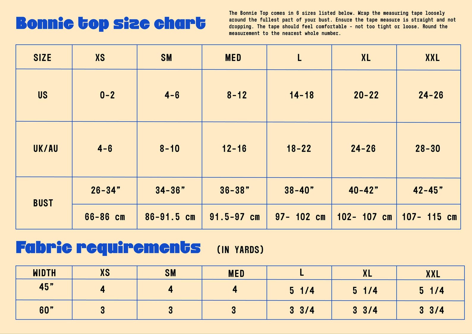 The Bonnie Top PDF Sewing Pattern Size 0-26 Size Inclusive Beginner ...