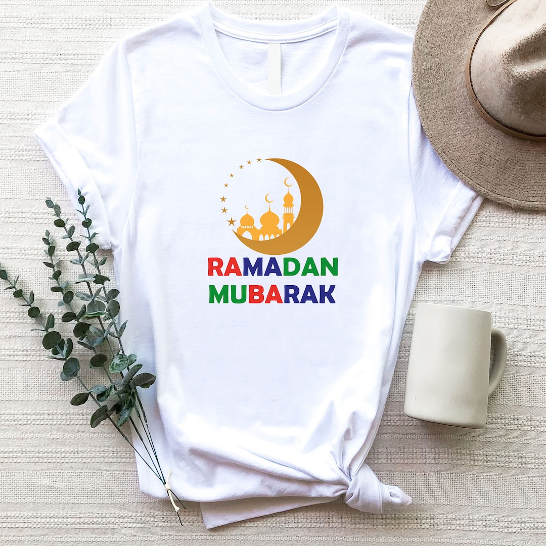 Ramadan Mubarak Shirts, Ramadan Kareem Apparel, Religious Clothes ...