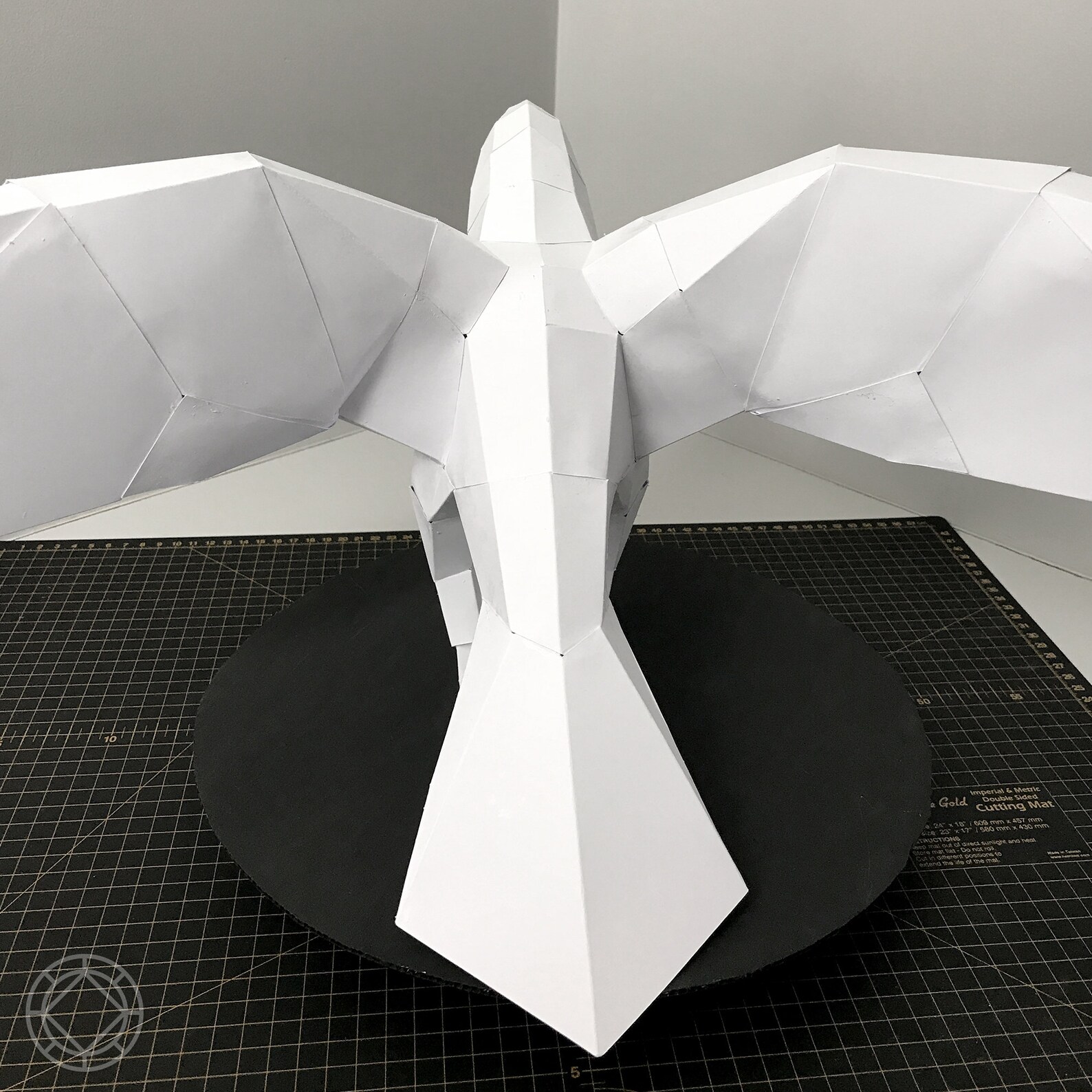 DIY PAPERCRAFT Hawk, Origami Gift, PDF Template, Low Poly, 3D Sculpture ...