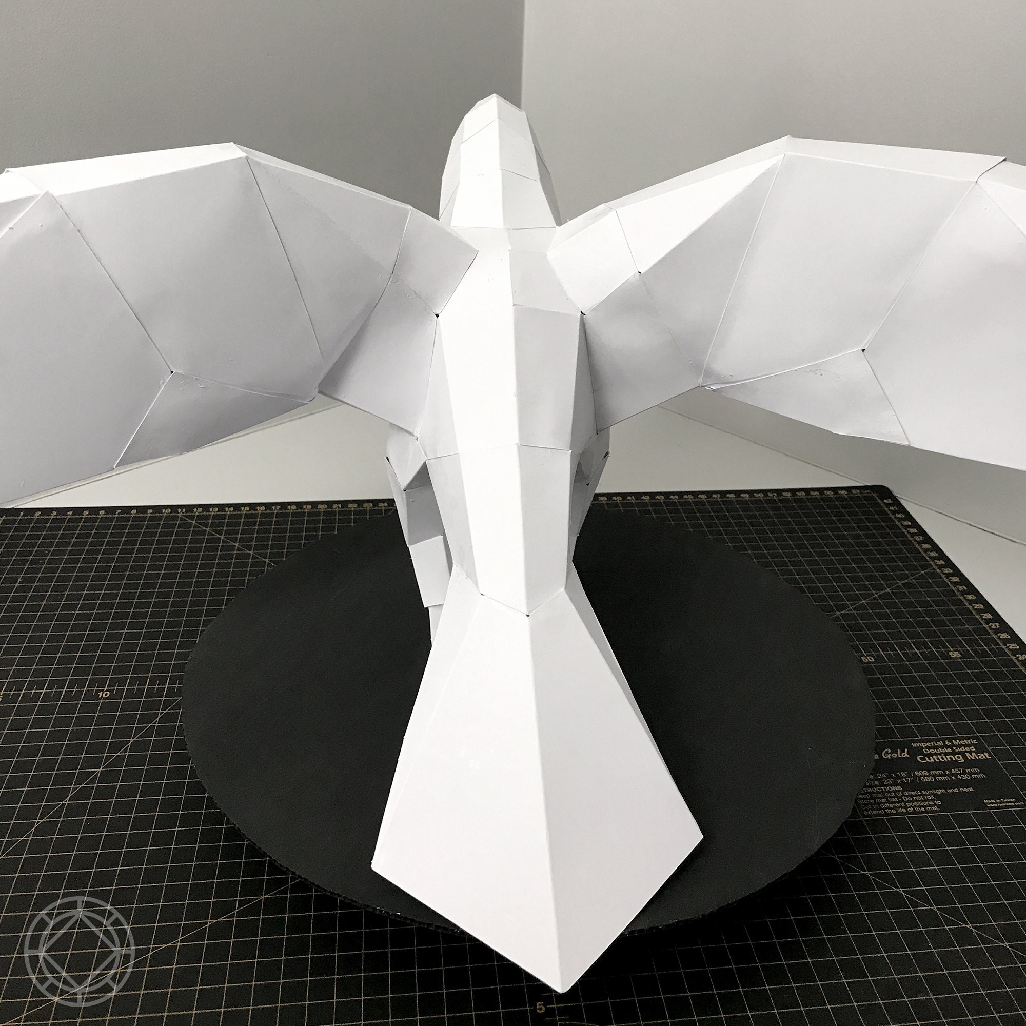 DIY PAPERCRAFT Hawk, Origami Gift, PDF Template, Low Poly, 3D Sculpture ...