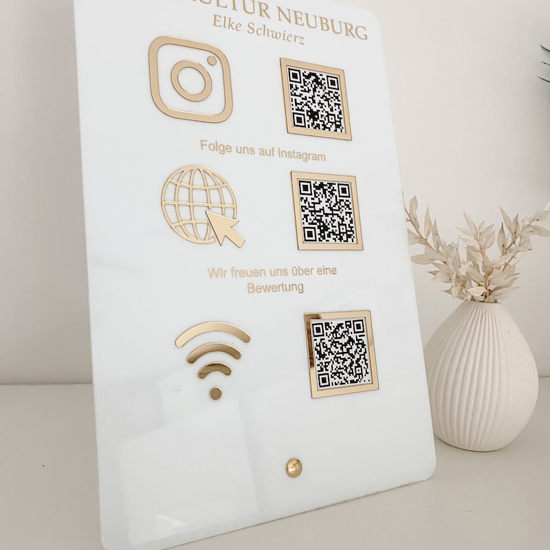 Schild mit insta - Etsy.de