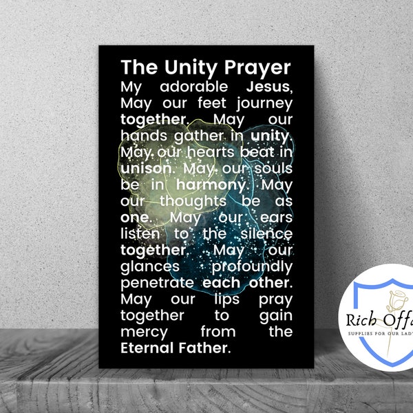 Flame of Love Unity Prayer Cards - Etsy UK