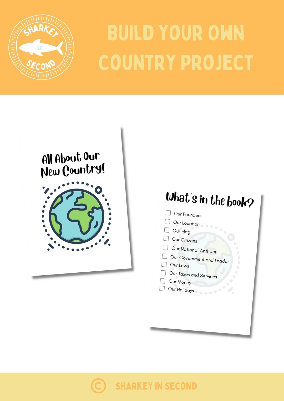 Build Your Own Country Booklet - Etsy