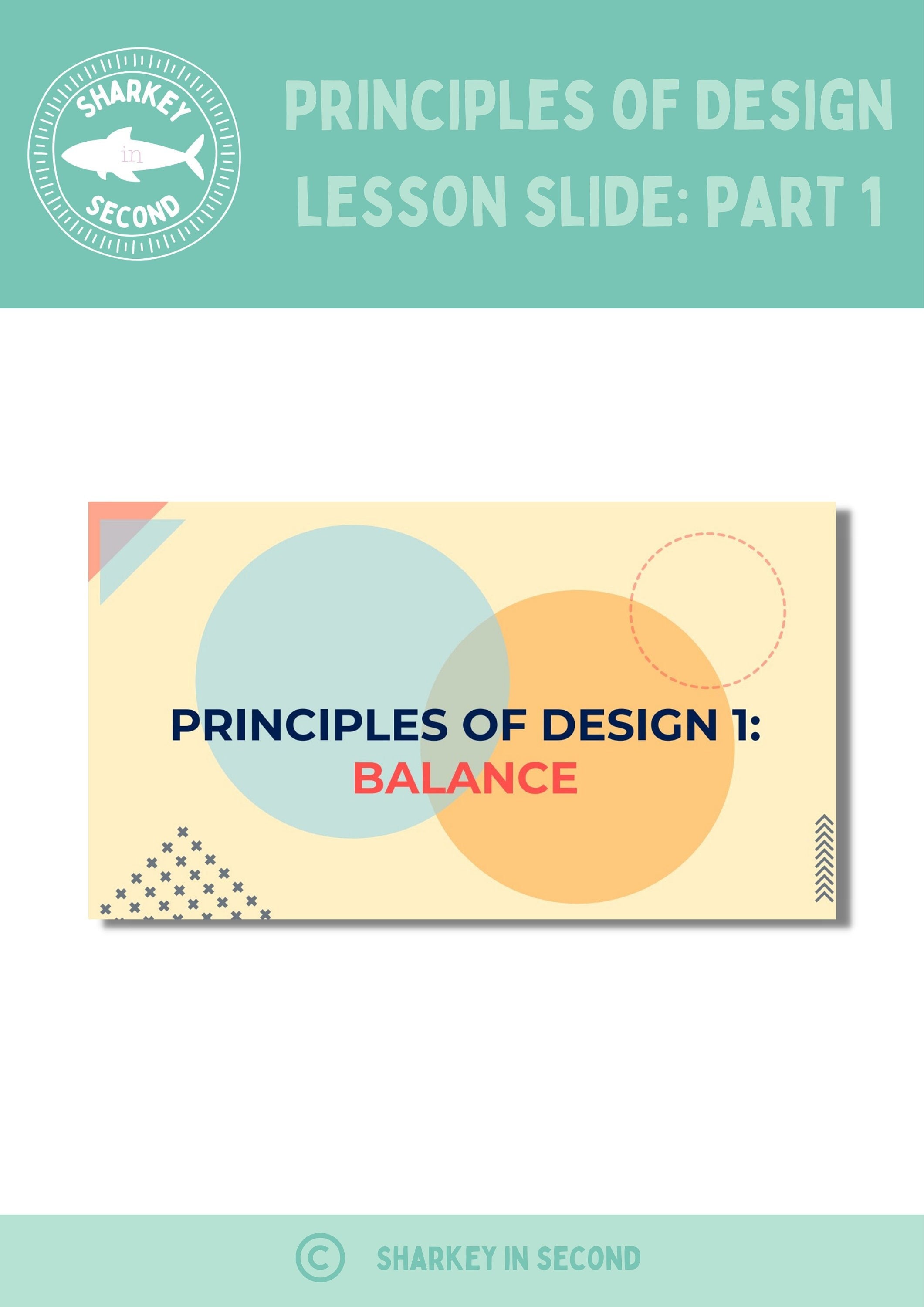Principles of Design 1: Balance Lesson Slides - Etsy