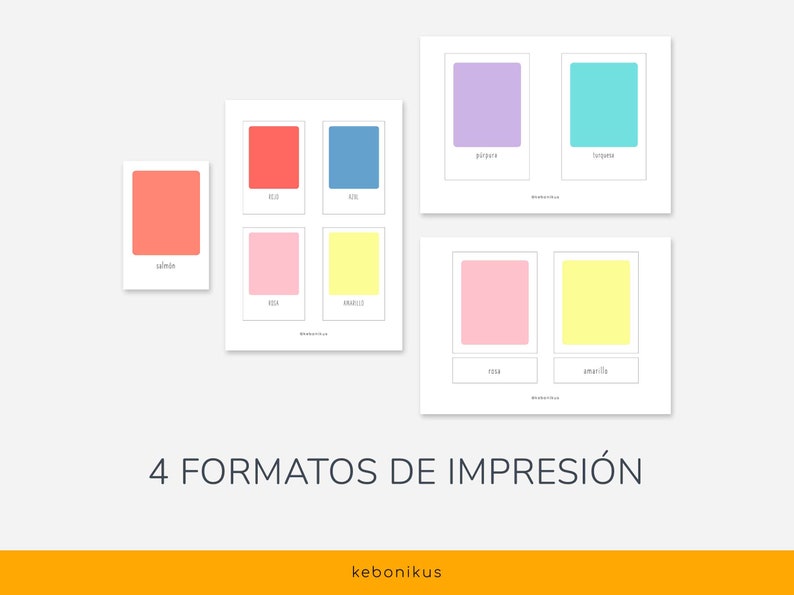 Tarjetas Educativas De Los Colores Para Niños – Descarga Las 24 ...
