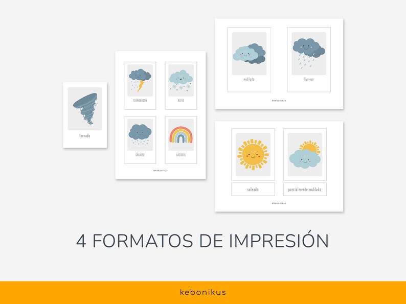 Tarjetas Educativas Del Tiempo Para Niños Descarga Las 20 Tarjetas Del ...