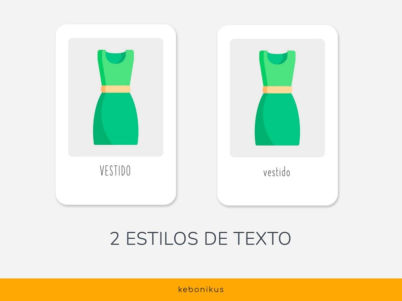 Tarjetas Educativas De La Ropa Para Niños – Descarga Las 107 Tarjetas ...