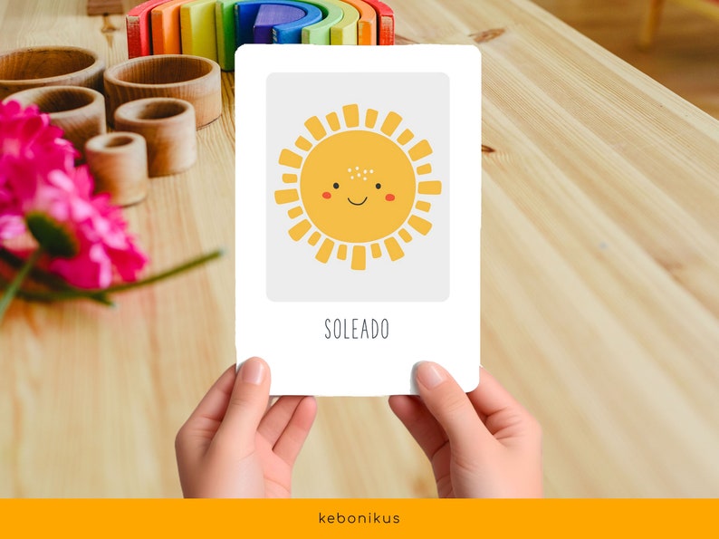 Tarjetas Educativas Del Tiempo Para Niños Descarga Las 20 Tarjetas Del ...