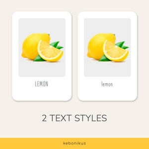 Educational Fruit Cards for Kids – Download the 31 Montessori Fruit ...