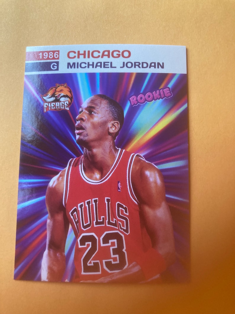 Michael Jordan Rookie Card - Etsy