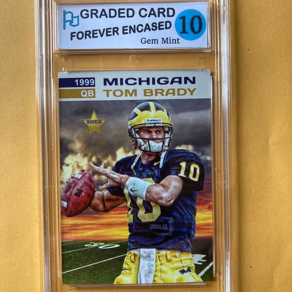 Tom Brady Rookie Card - Etsy