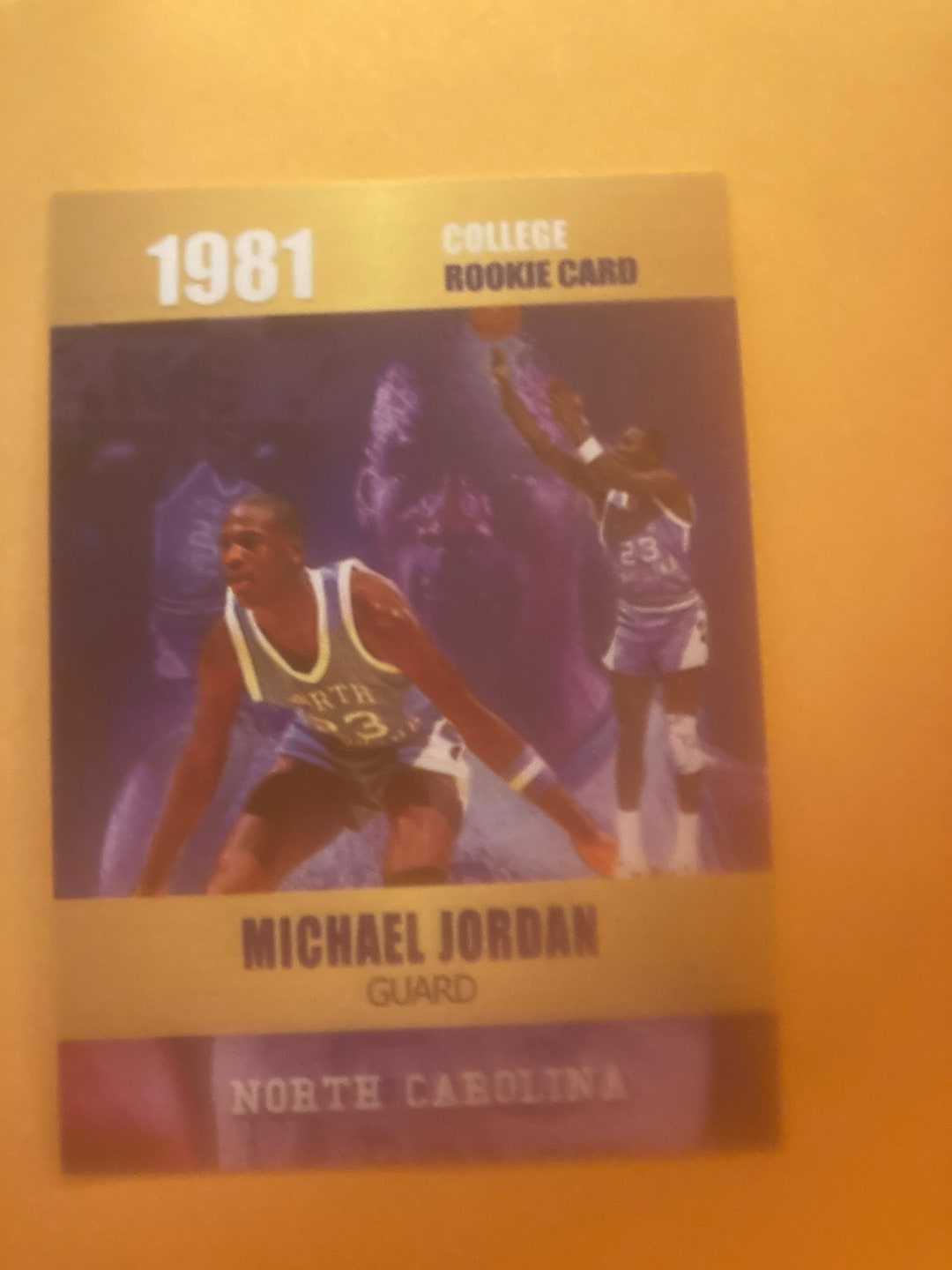 Michael Jordan Rookie Card - Etsy