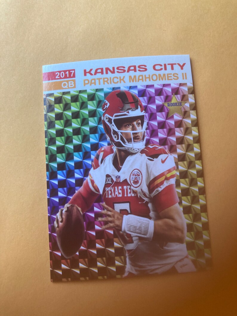 Patrick Mahomes Rookie Card - Etsy