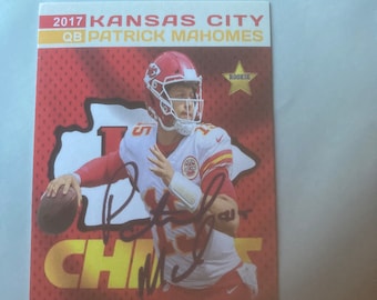 PATRICK MAHOMES 2017 ROOKIE Gems Gold Rookie Kansas City Chiefs - Etsy