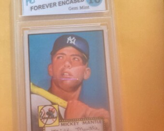 1952 Mickey Mantle Rookie Card - Etsy