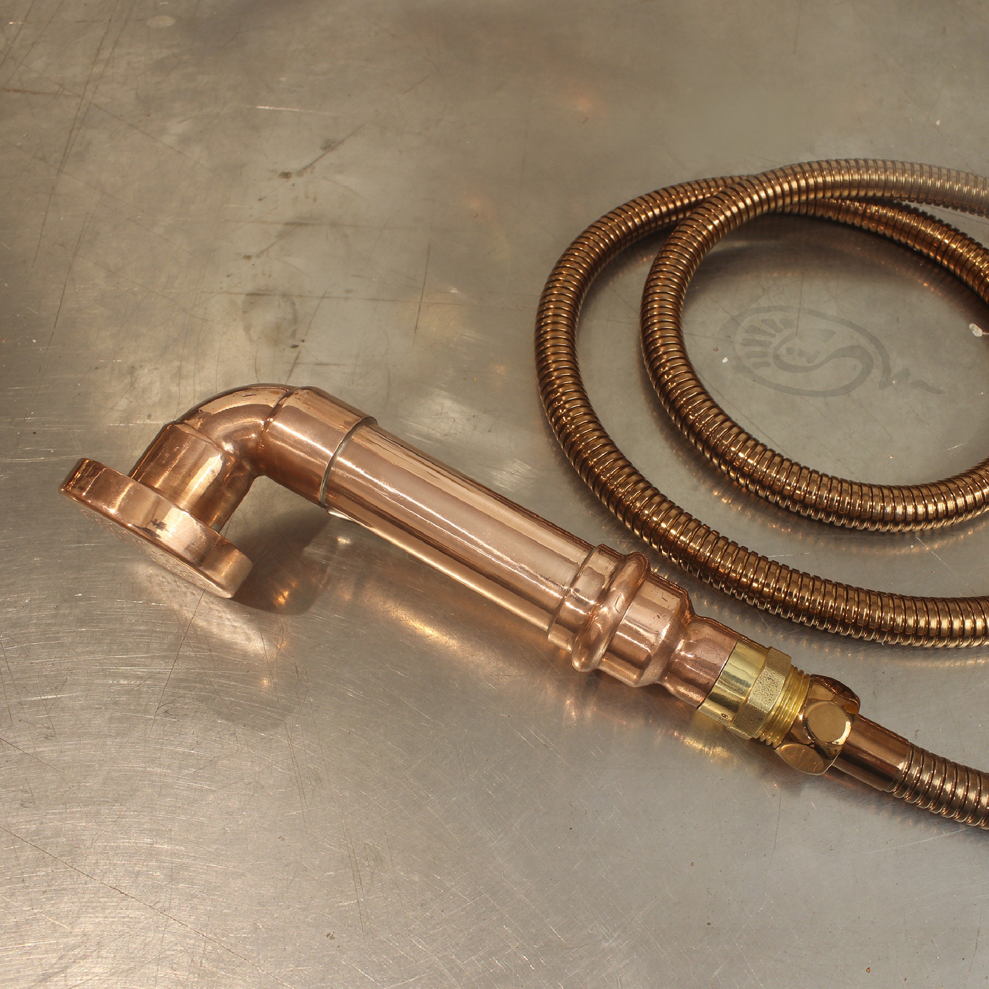 The Original Authentic Copper Handheld Shower | RAW Copper | Heavy Duty ...