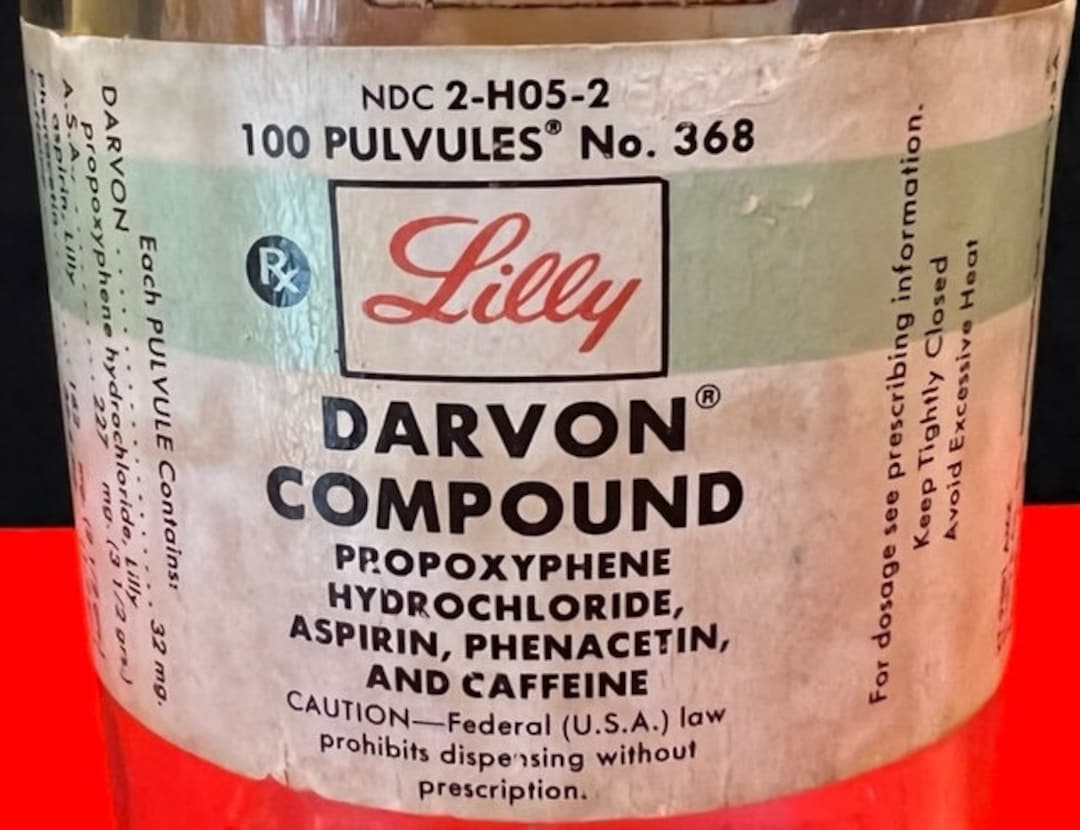 Darvon Pill Jar - Etsy