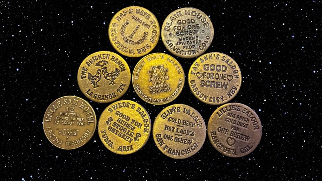 One Adult Brothel Token, Vintage - Etsy