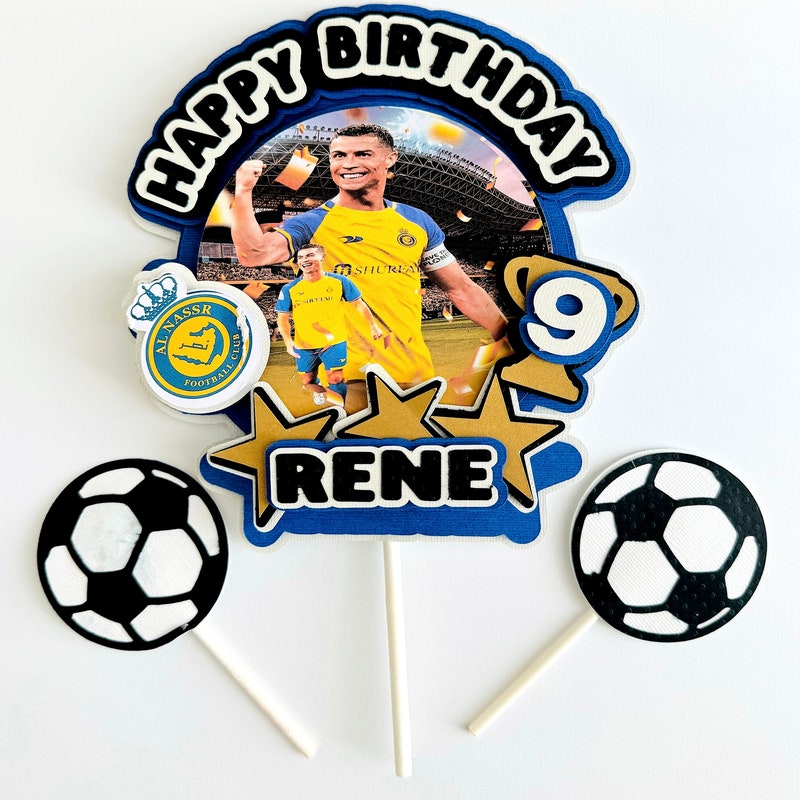 Cristiano Ronaldo Cake Topper - Etsy