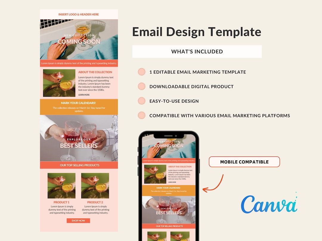 Editable Email Marketing Design Templates⎟small Business⎟mailchimp ...