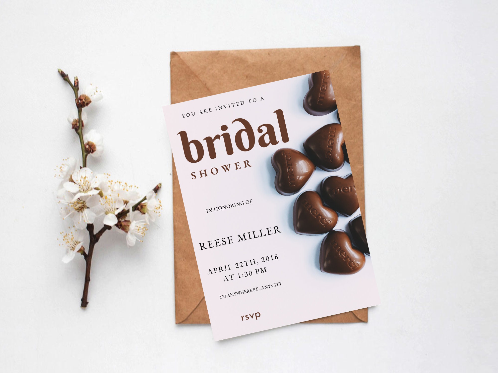 Chocolate Themed Bridal Shower
