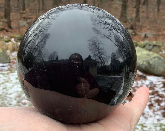 Powerful Rainbow Obsidian Sphere From Mexico - Etsy