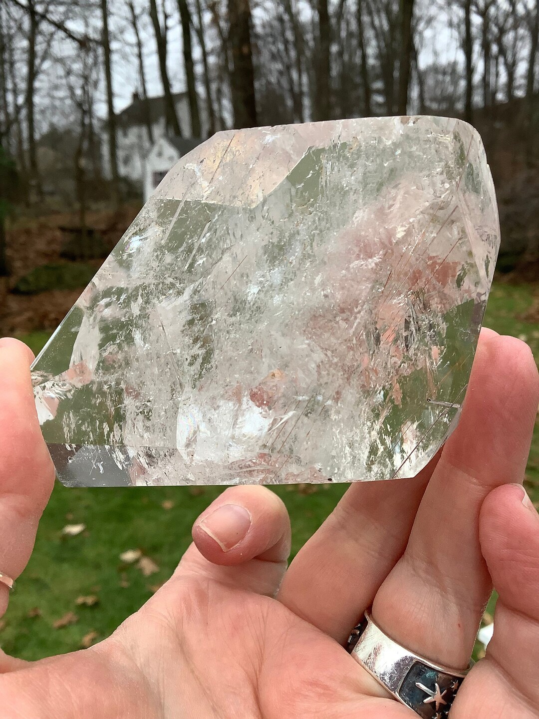 Magical Rutilated Polished Quartz With Inclusions From Brazil - Etsy