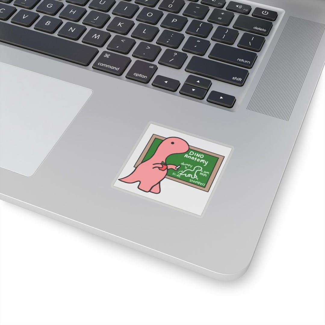Dino Anatomy Teacher Dino Sticker - Etsy