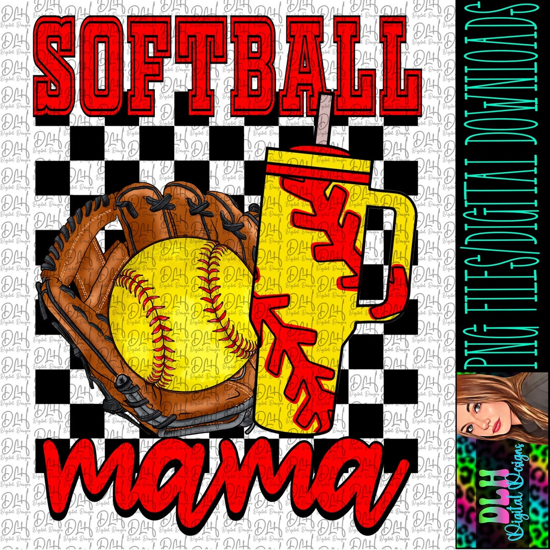 Softball Mama, Png File, Digital Download, Tshirt Design - Etsy
