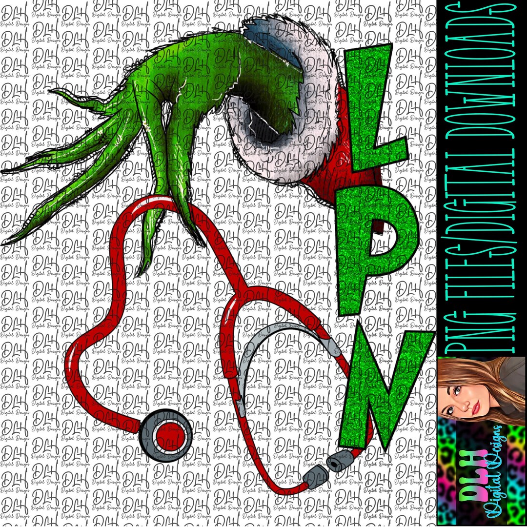 Christmas, Stethoscope, Png File, Digital Download, Tshirt Design, LPN ...