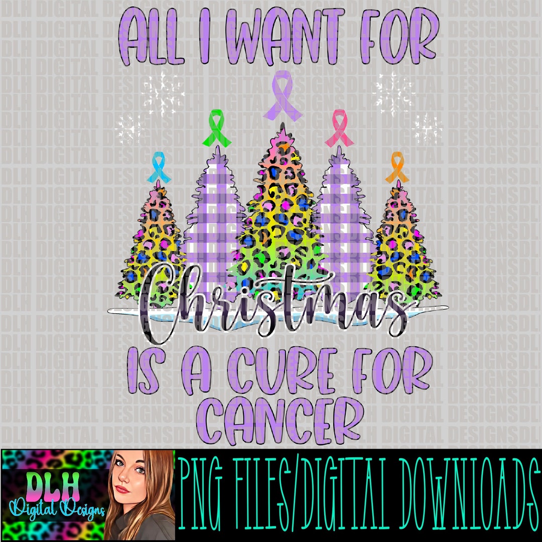 Christmas Cancer Awareness PNG, Holiday Trees (digital Download) - Etsy