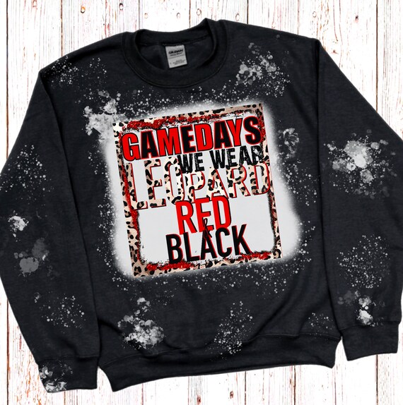 Gamedays We Wear Red and Black Png File/ Digital Download | Etsy