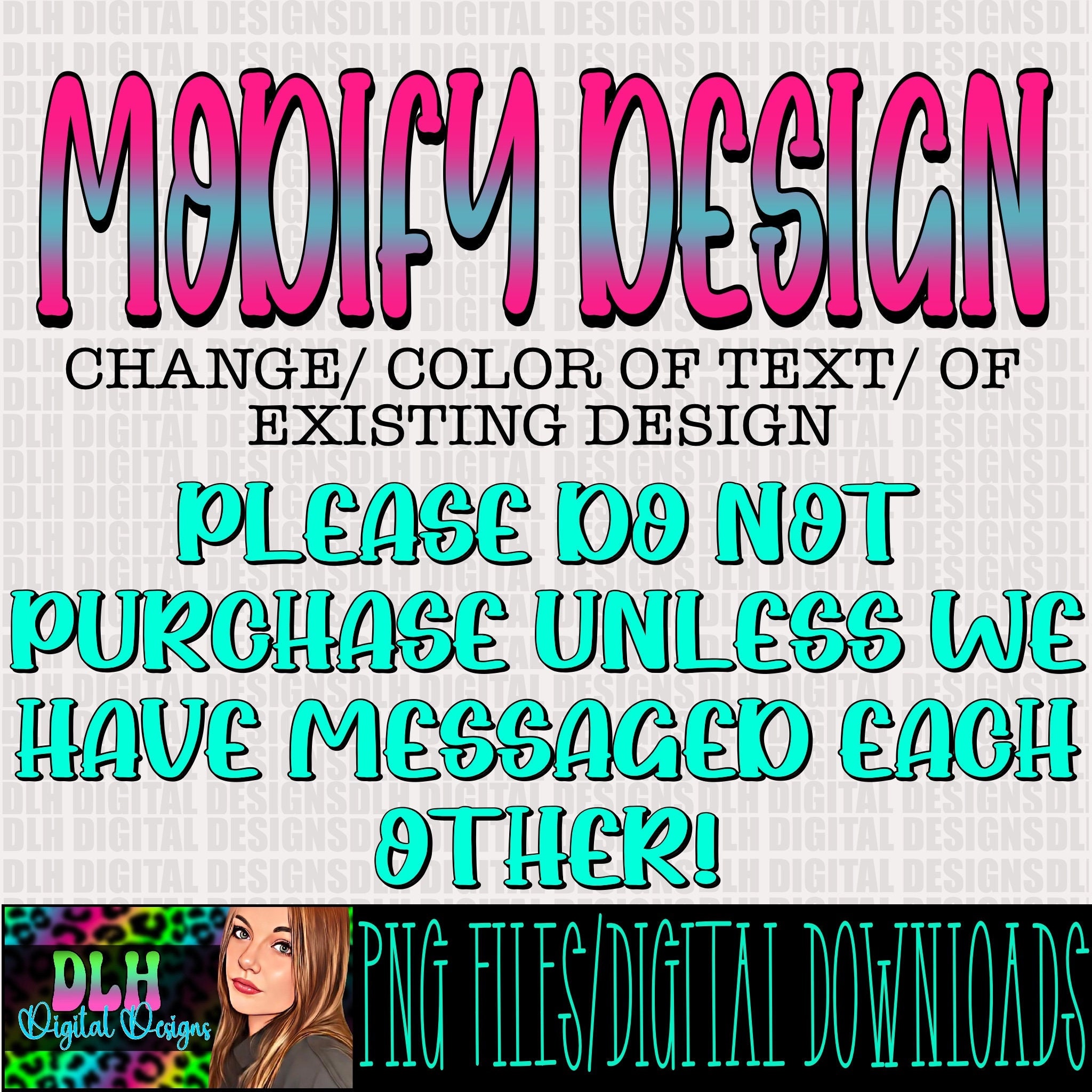 Design Modification Request Modified Design Png Modify - Etsy
