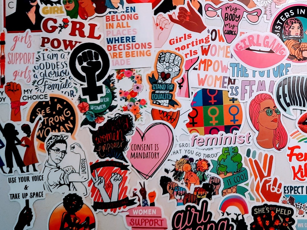 Female, Feminist Stickers Random Sticker Pack - Etsy