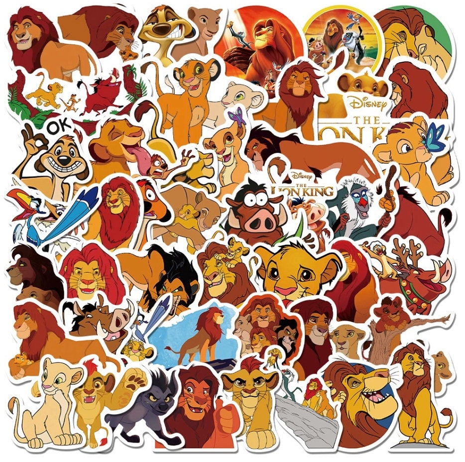 Lion King Stickers Random Sticker Pack - Etsy Australia