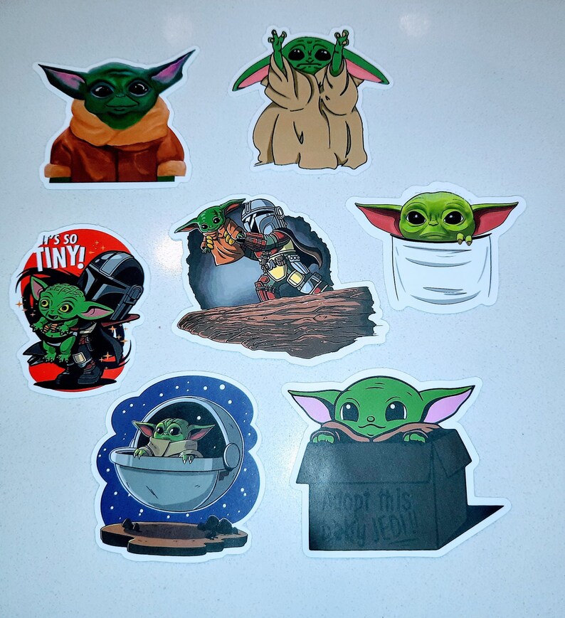 Baby Yoda Stickers Random Sticker Pack - Etsy