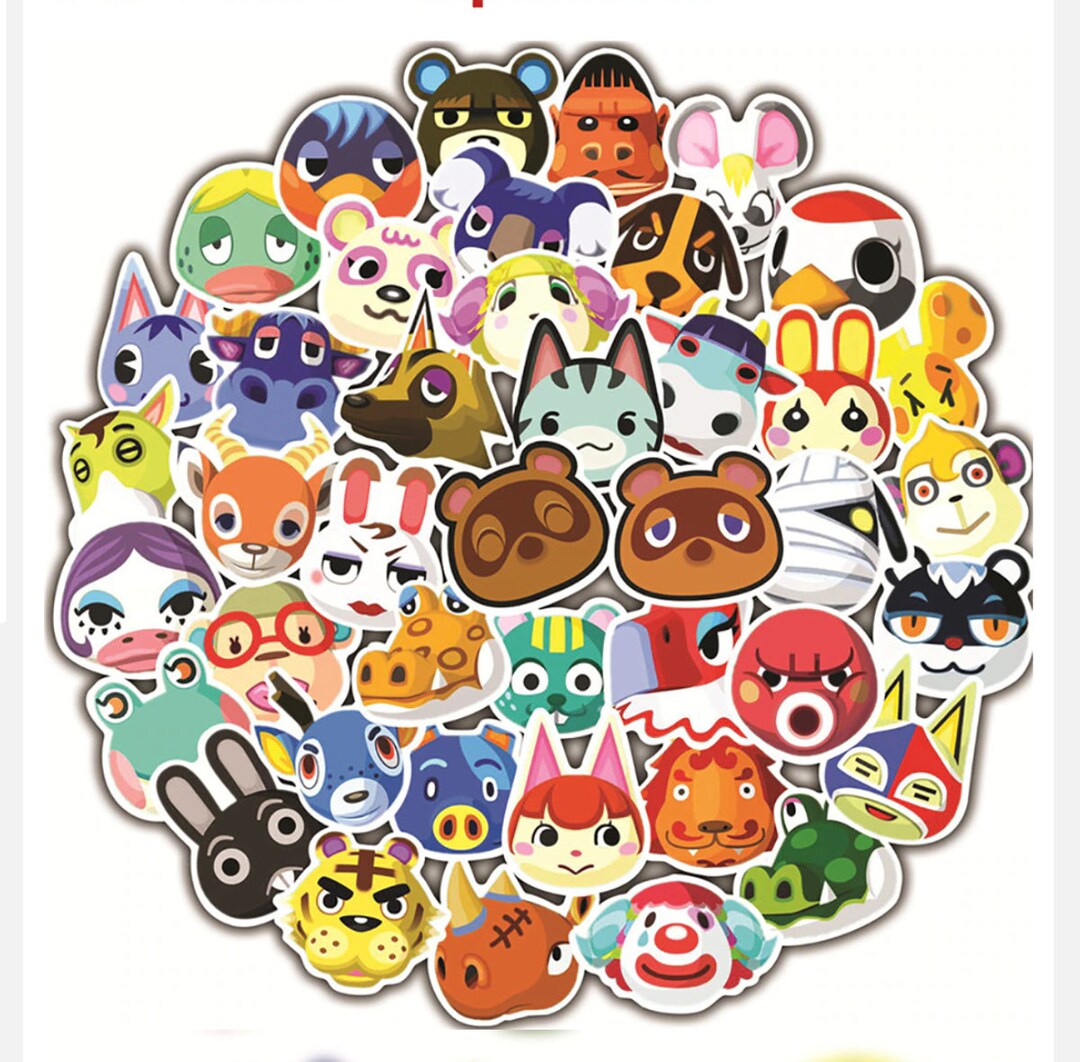 Animal Crossing Stickers | Random Sticker Pack - Etsy