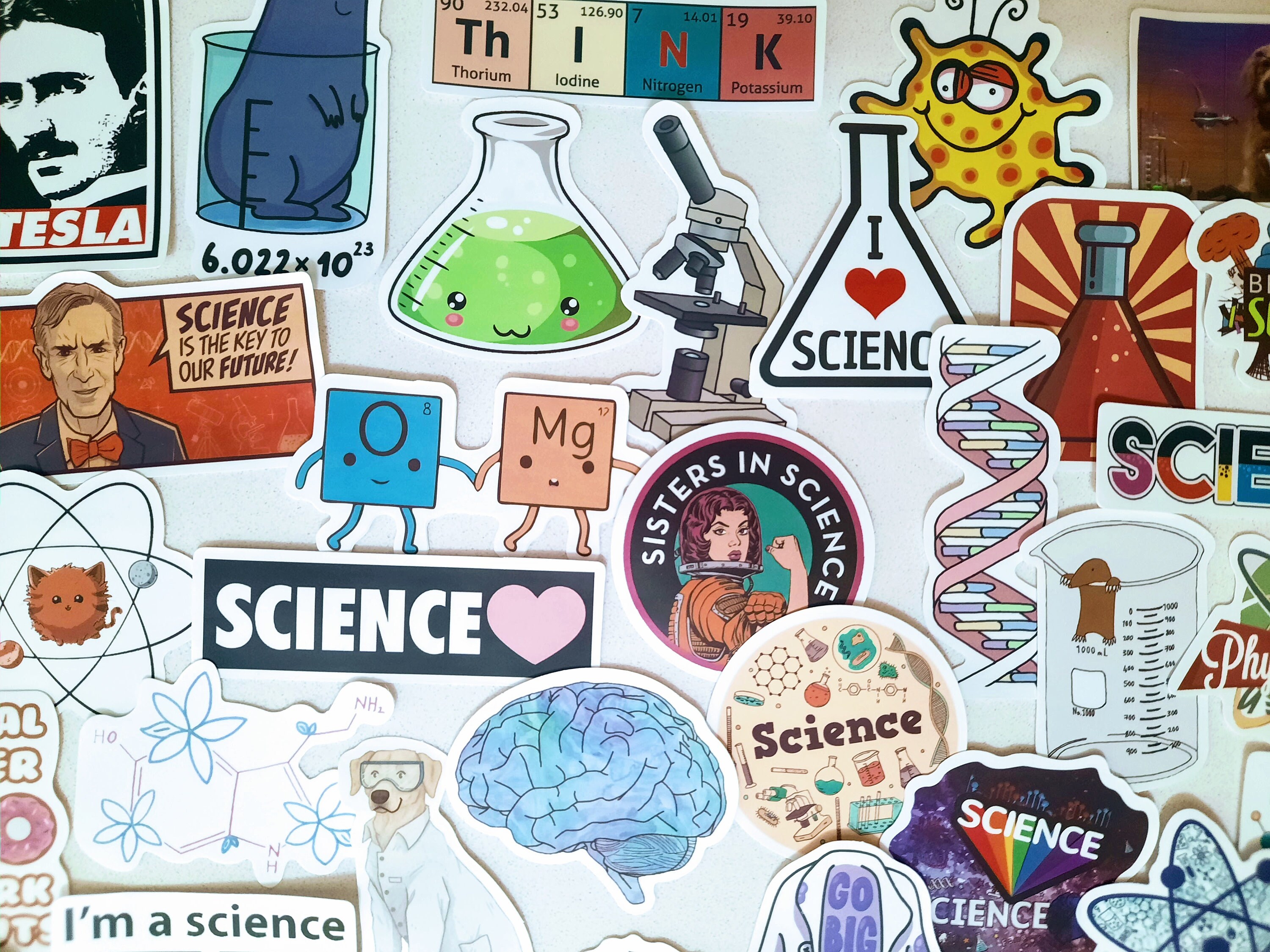 Science Fun Stickers Random Sticker Pack - Etsy