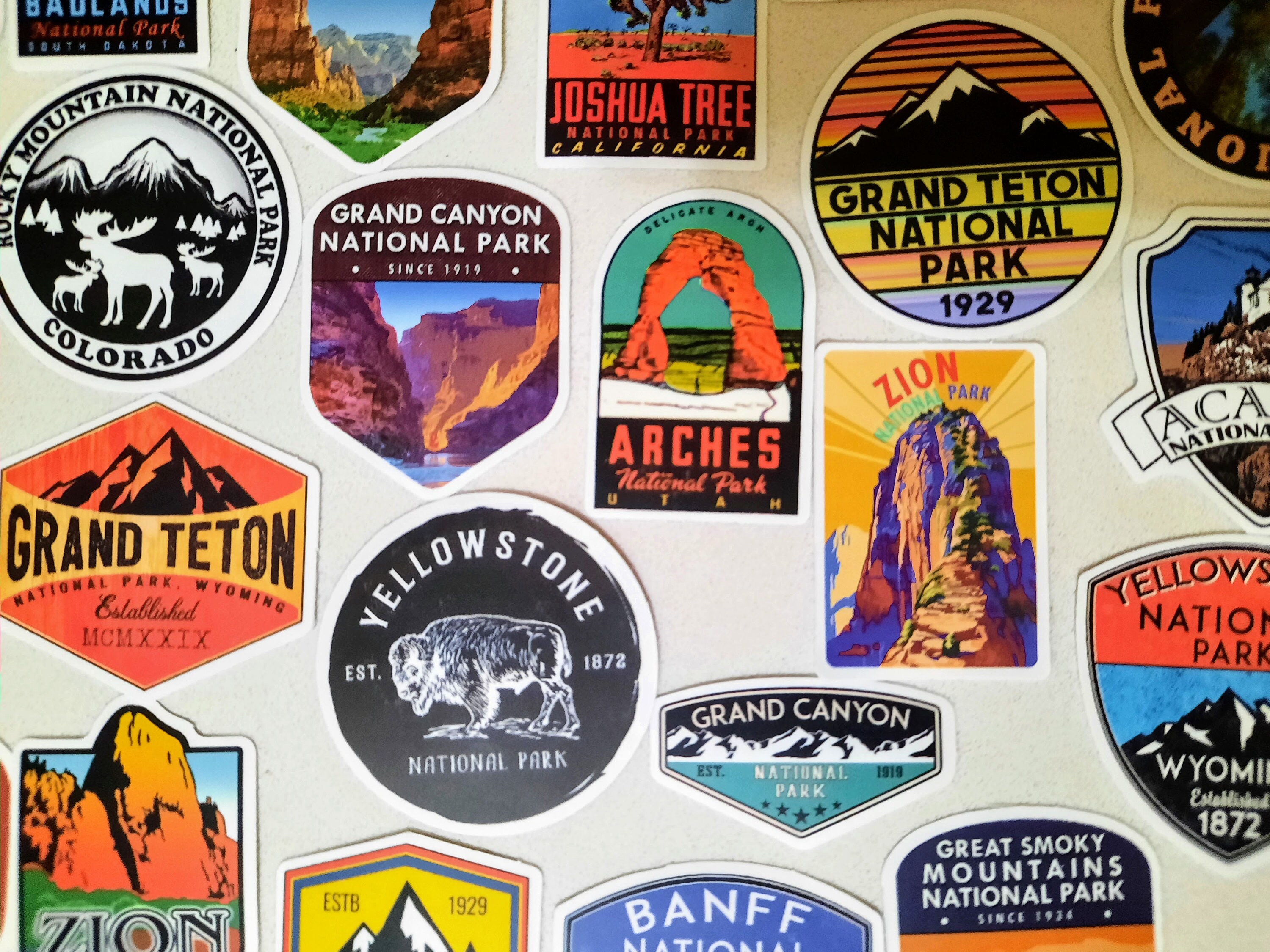 National Parks Stickers | Random Sticker Pack - Etsy